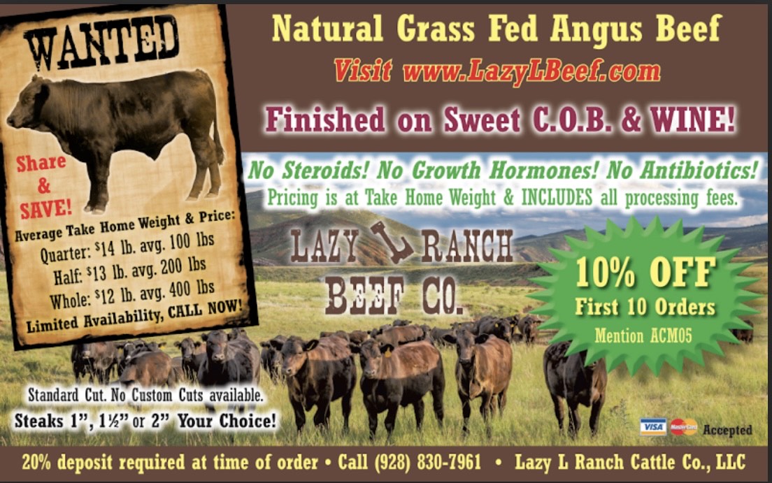 Lazy L Beef Co. Chino Valley, Arizona